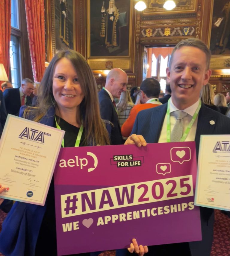 Exeter’s degree apprenticeships win Diversity and Inclusion award ...